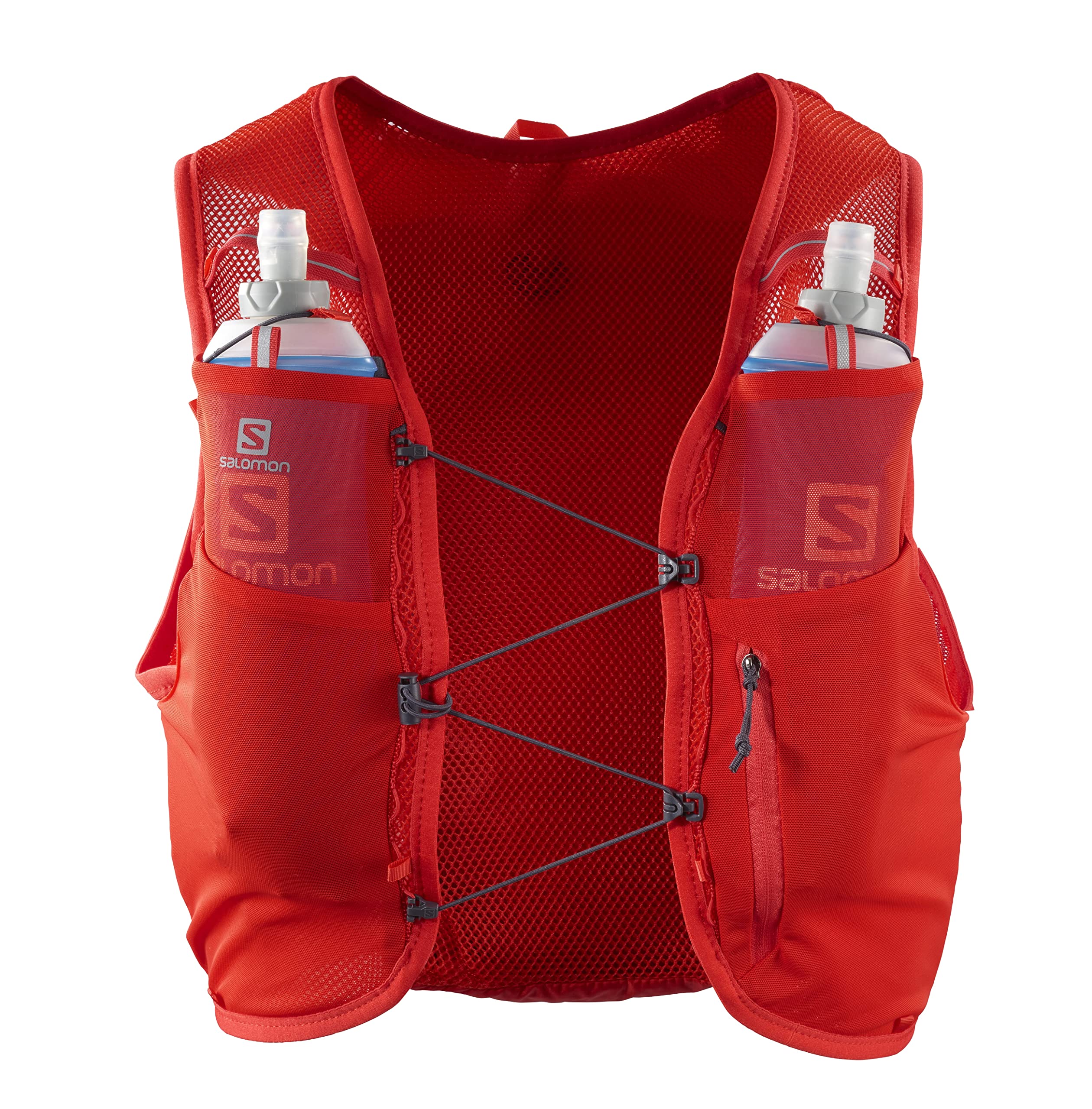 Salomon ADV HYDRA VEST 4 Running Hydration Pack , Fiery Red, M