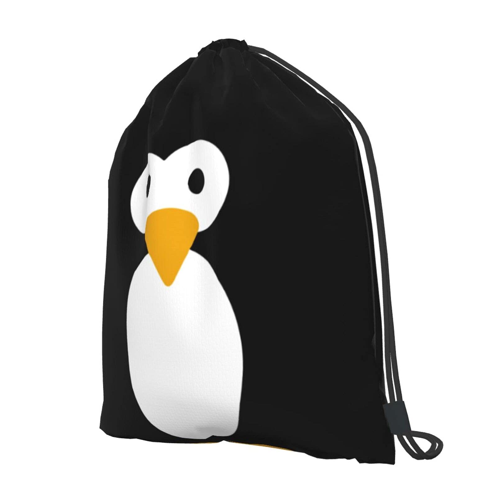 TumzfhQ Drawstring Gym Backpack for Men Women Penguin Pattern Lightweight String Bag Sackpack Workout Bag Use for School Traveling Sport Yoga Shopping Beach