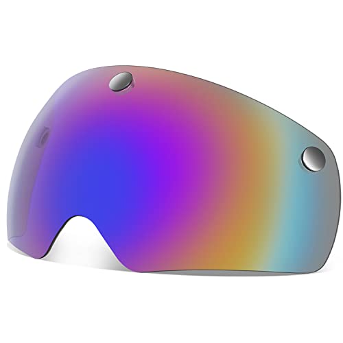 VICTGOAL Detachable Magnetic Bike Helmet Goggles Visor Especially Deisgned for VG110/VG112 Bicycle Helmet (Colorful)