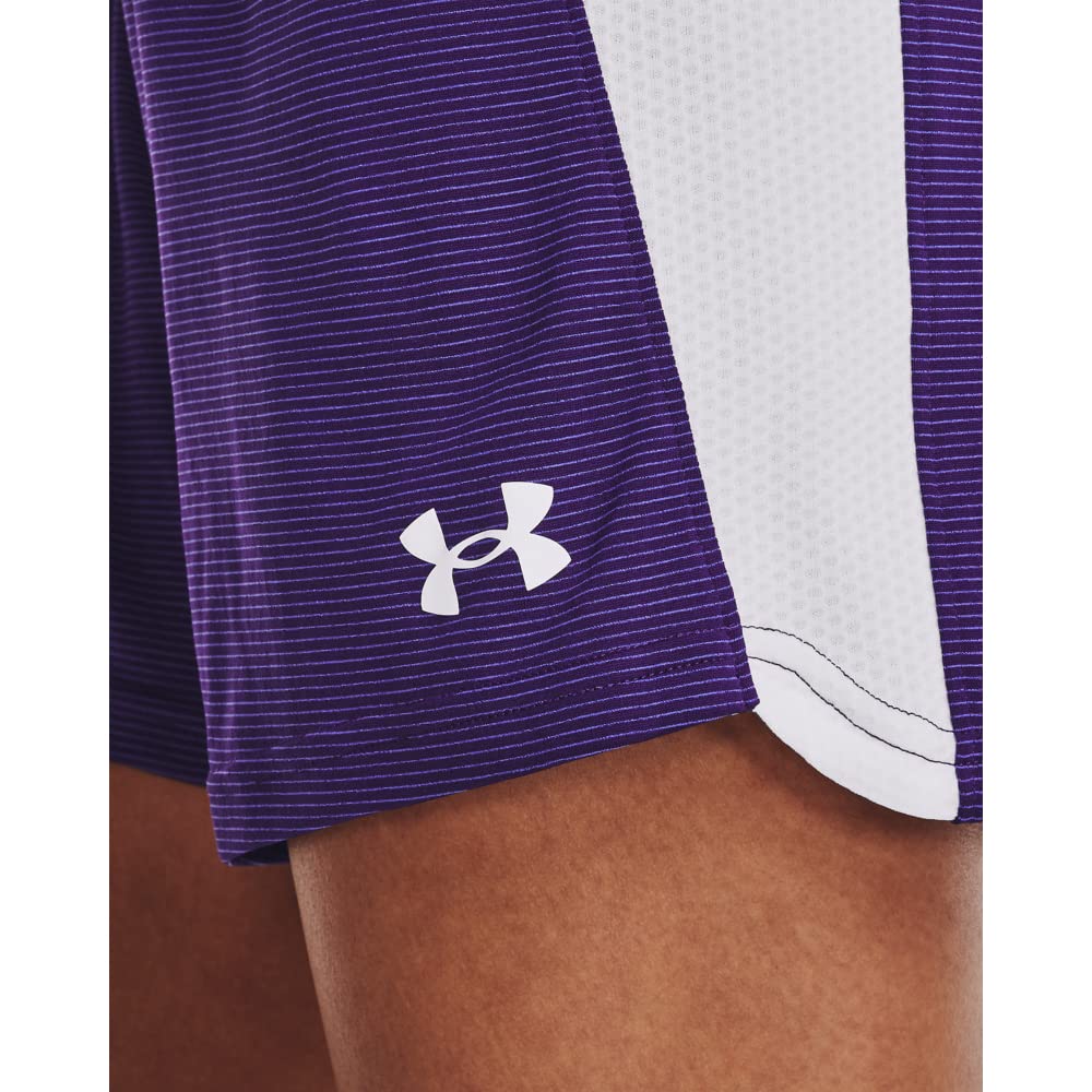Under Armour Women's Match 2.0 Shorts, Purple (500)/White, X-Large