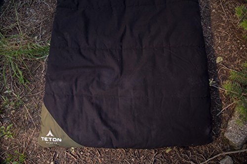 TETON Sports Camper -10 Degree Sleeping Bag for Adults; Great for All Weather Camping, Hunting; Versatile Outdoor Sleeping Bag; Lightweight, Warm, Comfortable, Compression Sack Included