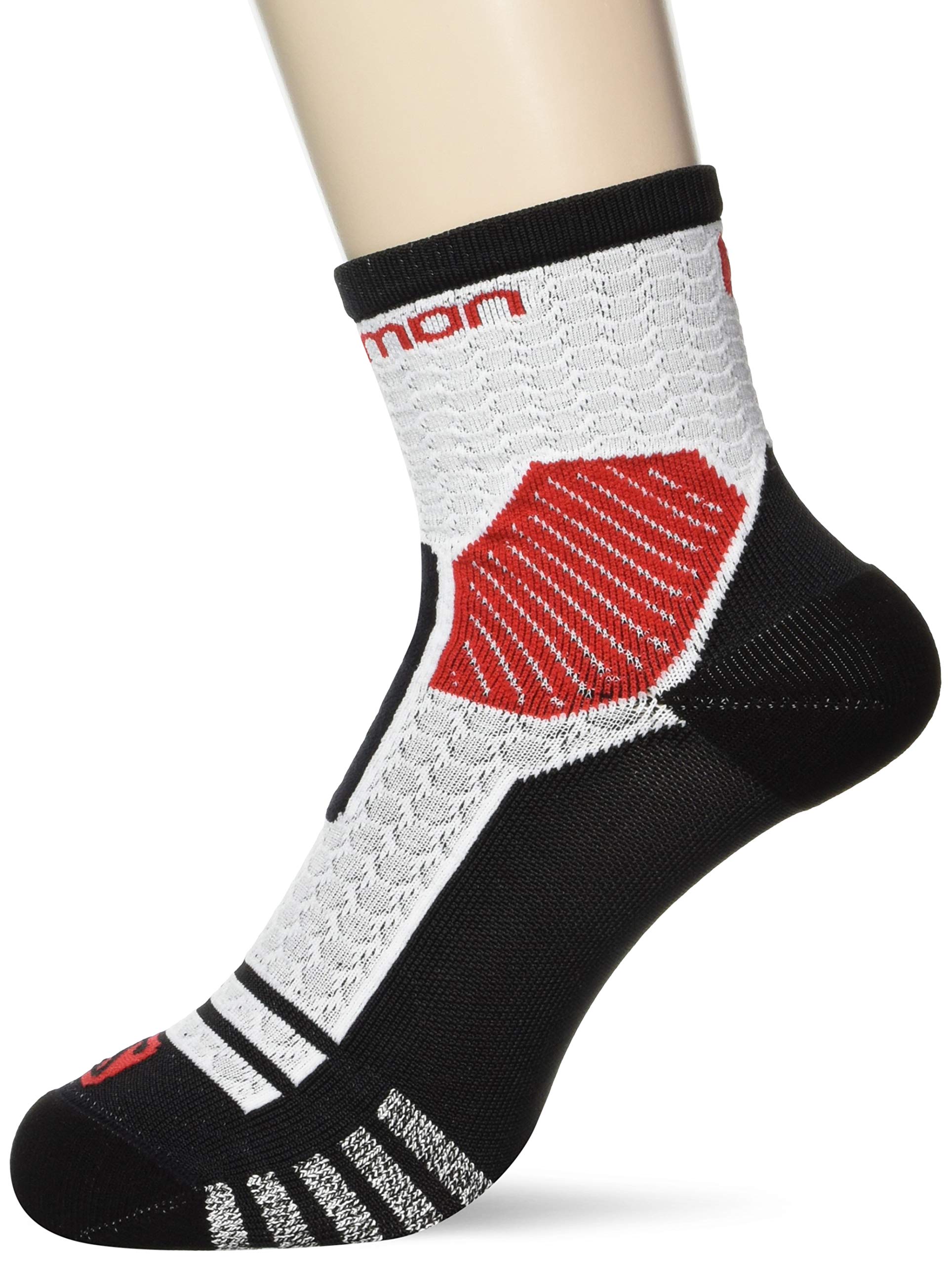 Salomon Standard Socks, White/Racing Red, S