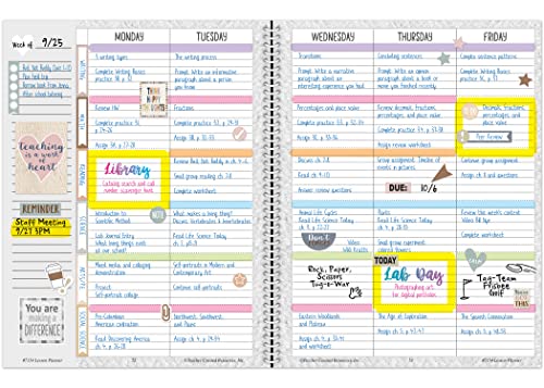 Teacher Created Resources Everyone is Welcome Lesson Planner 8.5 inches X 11 inches