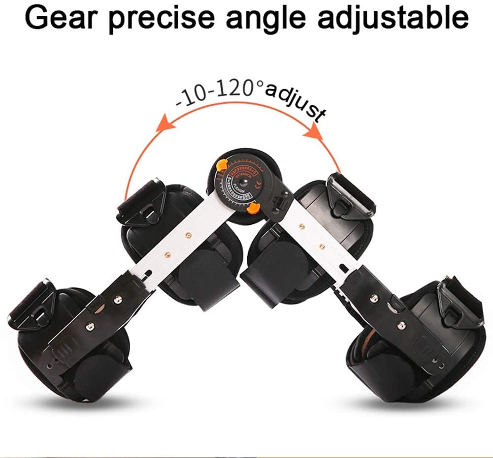 TSUSF Hinged ROM Knee Joint Fixation Bracket Adjustable Hinged Knee Brace Injury Recovery Knee Orthosis Brace And Leg Support