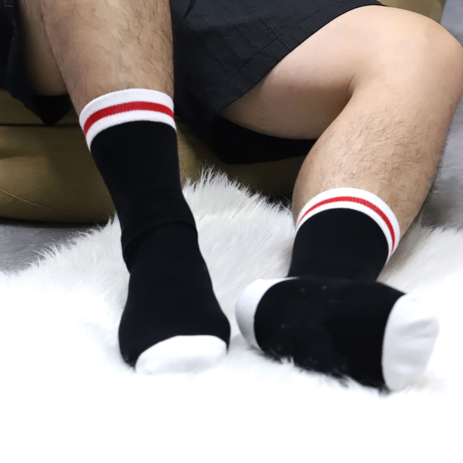 TSOTMO 2 Pairs Baseball Socks Baseball Socks If You Can Read This The Game Is On Socks Gift For Bsaeball Team (Yank)