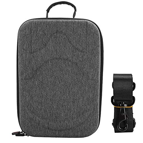 VR Headset Storage Bag with Shoulder Strap Black/Grey Hard Portable Carrying Case Waterproof Nylon for Oculus Quest VR Glass Travel Gaming(Gray)