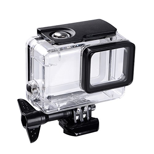 Trehapuva Underwater Housing Case Compatible with GoPro Hero(2018)/GoPro Hero7 Black/6/5 Waterproof Case Diving Protective Housing Shell Replacement Cover with Bracket for Go Pro Camera Accessories