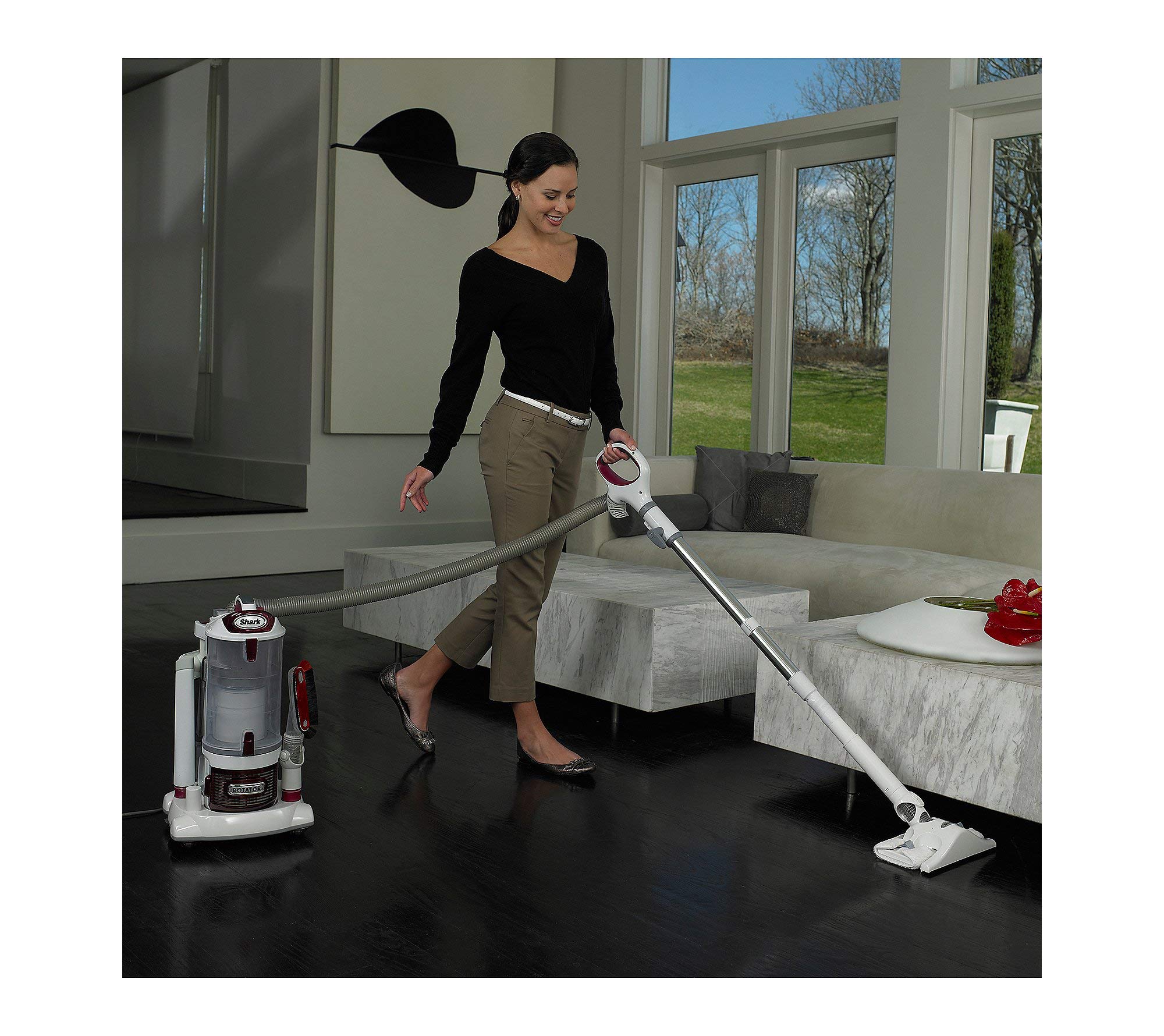 Shark Rotator Professional Lift-Away Bagless Vacuum (NV501) Red (Renewed)