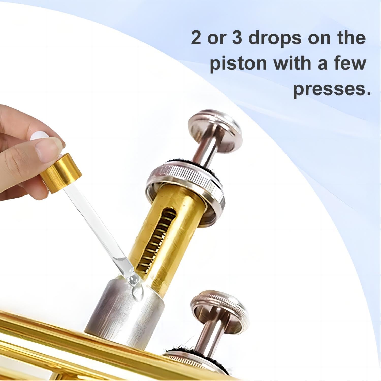 Synthetic Piston Oil and Tuning Slide Grease Set for Trumpet, Trombone, French Horn, Tuba, Euphonium and Other Brass Instruments