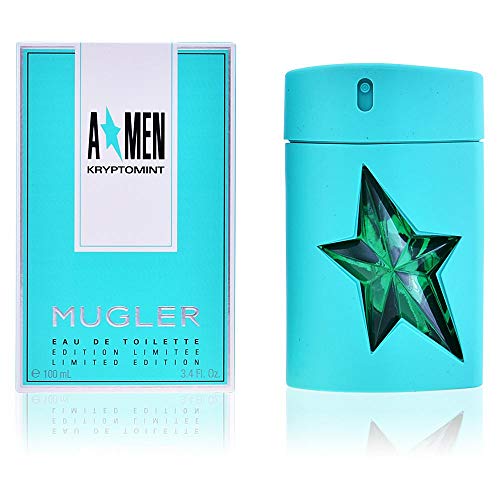 Thierry Mugler Angel Men Kryptomint Eau De Toilette 3.4 Oz/ 100 Ml - Spray - Limited Edition for Men By 3.4 Fl Oz