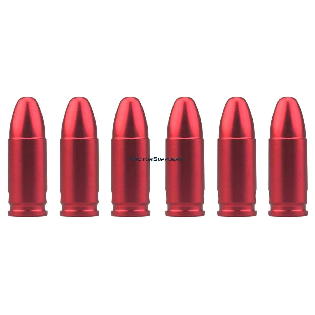 Vector Optics TAC 9mm Snap Caps,Trainning Dummy Round Snap Caps 9mm luger 6pcs