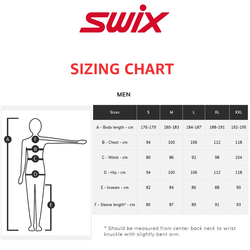 Swix Men's Standard Infinity Windproof Water-Resistant All-Round Cross-Country Ski Jacket, Dark Navy Red, Small