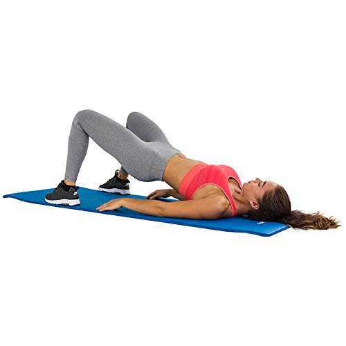 TUNTURI Non Slip Fitness Yoga Mat, Blue
