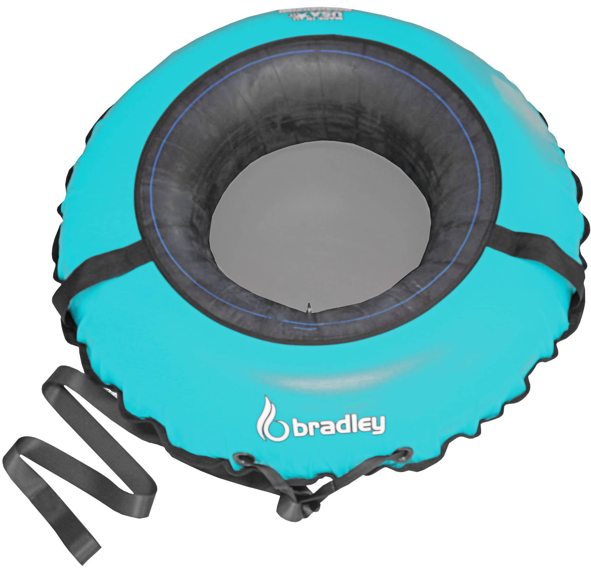 Ultimate Towable Snow Tube Sled and Heavy Duty Cover (50" Blue) | Made in USA