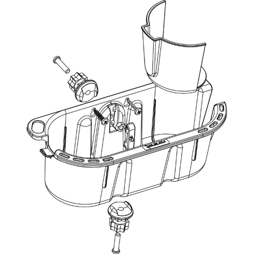 RAILBLAZA StowPod Cup Holder Storage Caddy for Boats, Perfect for Holding Beverages, Tumblers, Phones, Binoculars and More