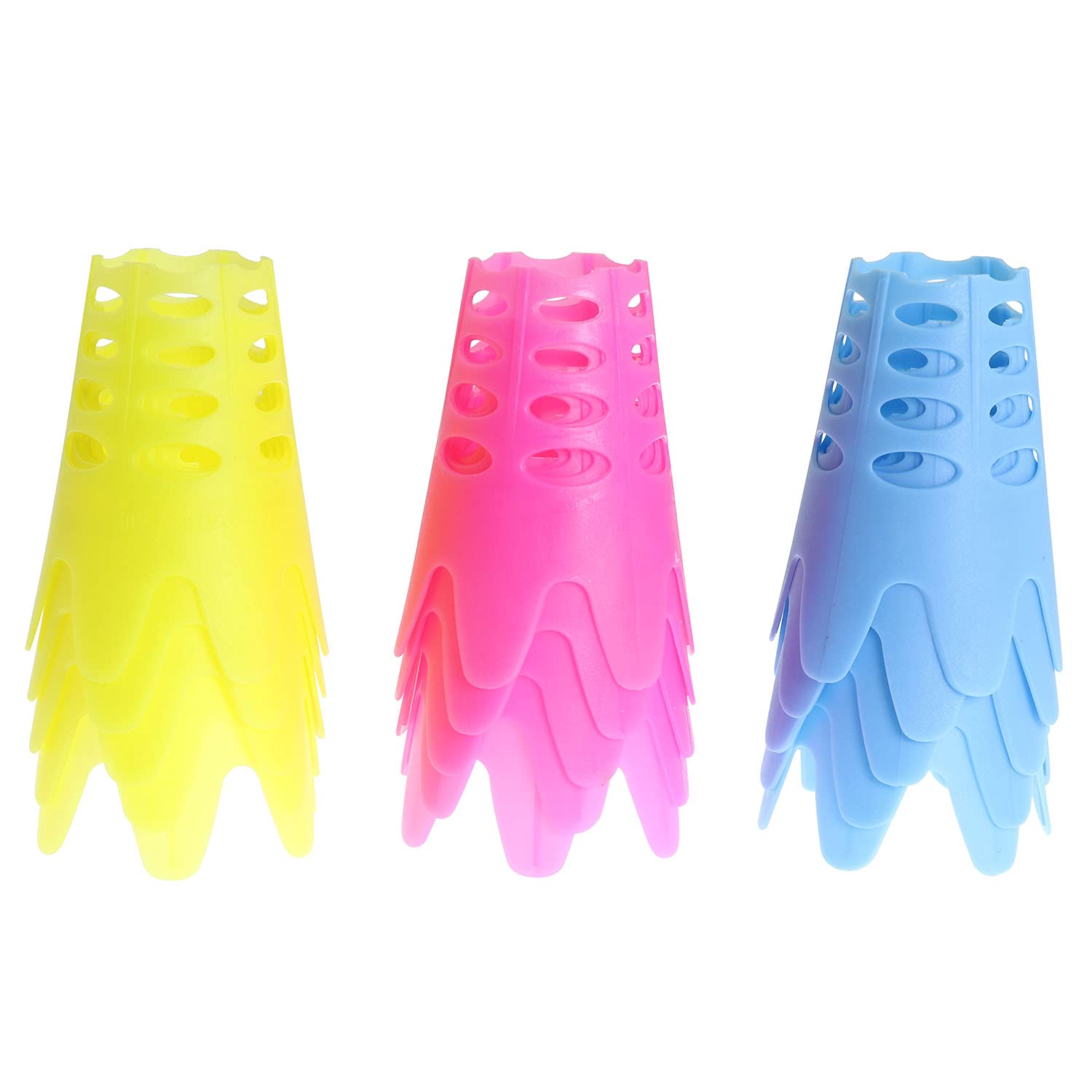 ZRM&E 15pcs Golf Mat Tees Plastic Golf Simulator Tees for Winter Turf and Driving Range Home Training Golf Tees Tools (5 x Blue + 5 x Pink + 5 x Yellow)