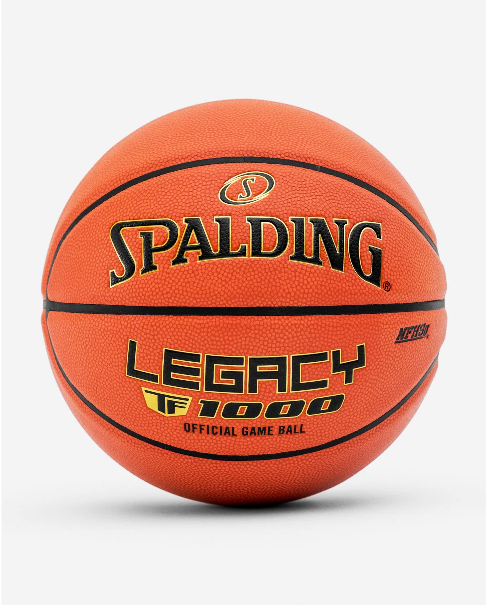 Spalding TF-1000 Legacy Indoor Game Basketball, Orange, Intermediate Size 6, 28.5"