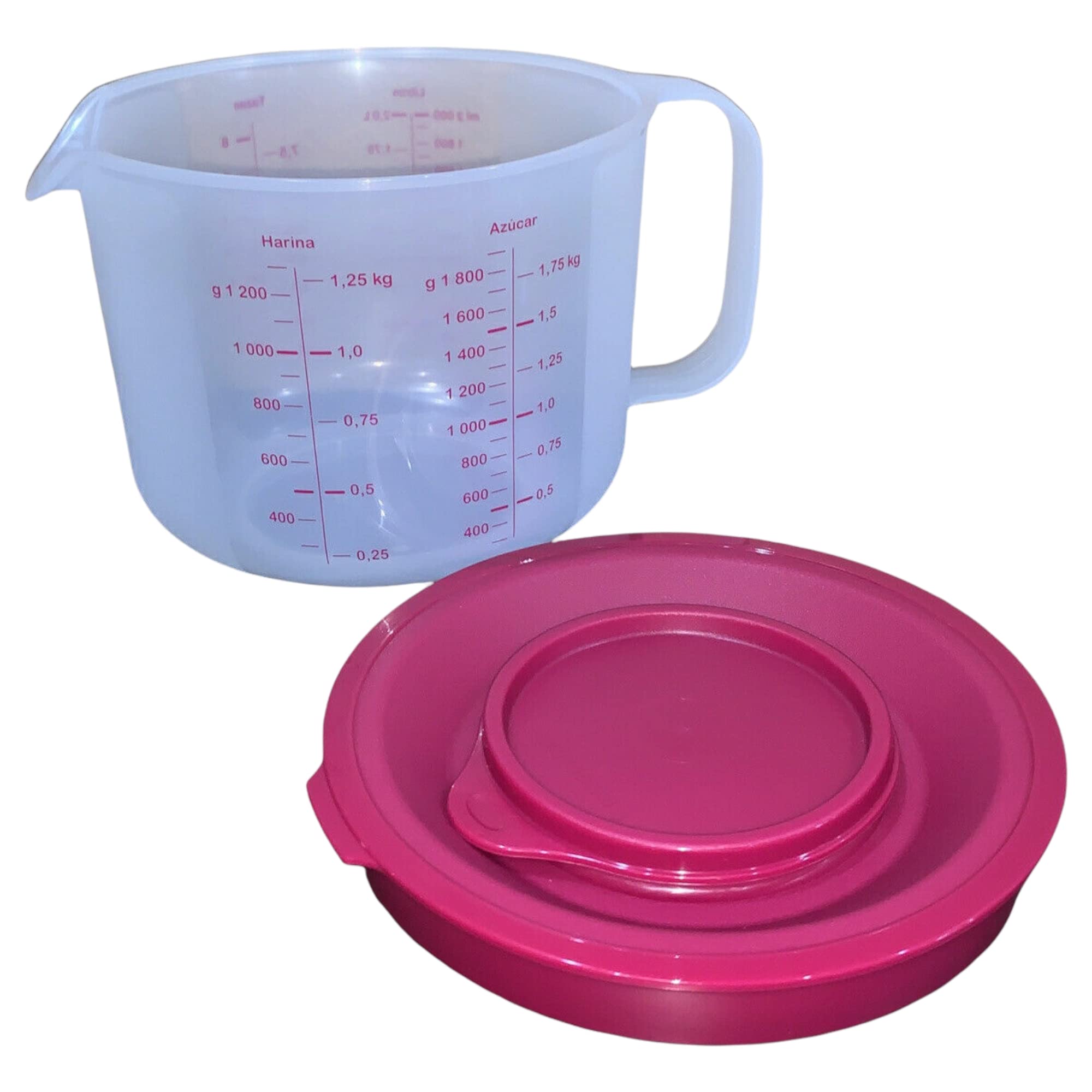 Tupperware 8 cup Mix & Pour & Store - Measurements in Spanish Vineyard