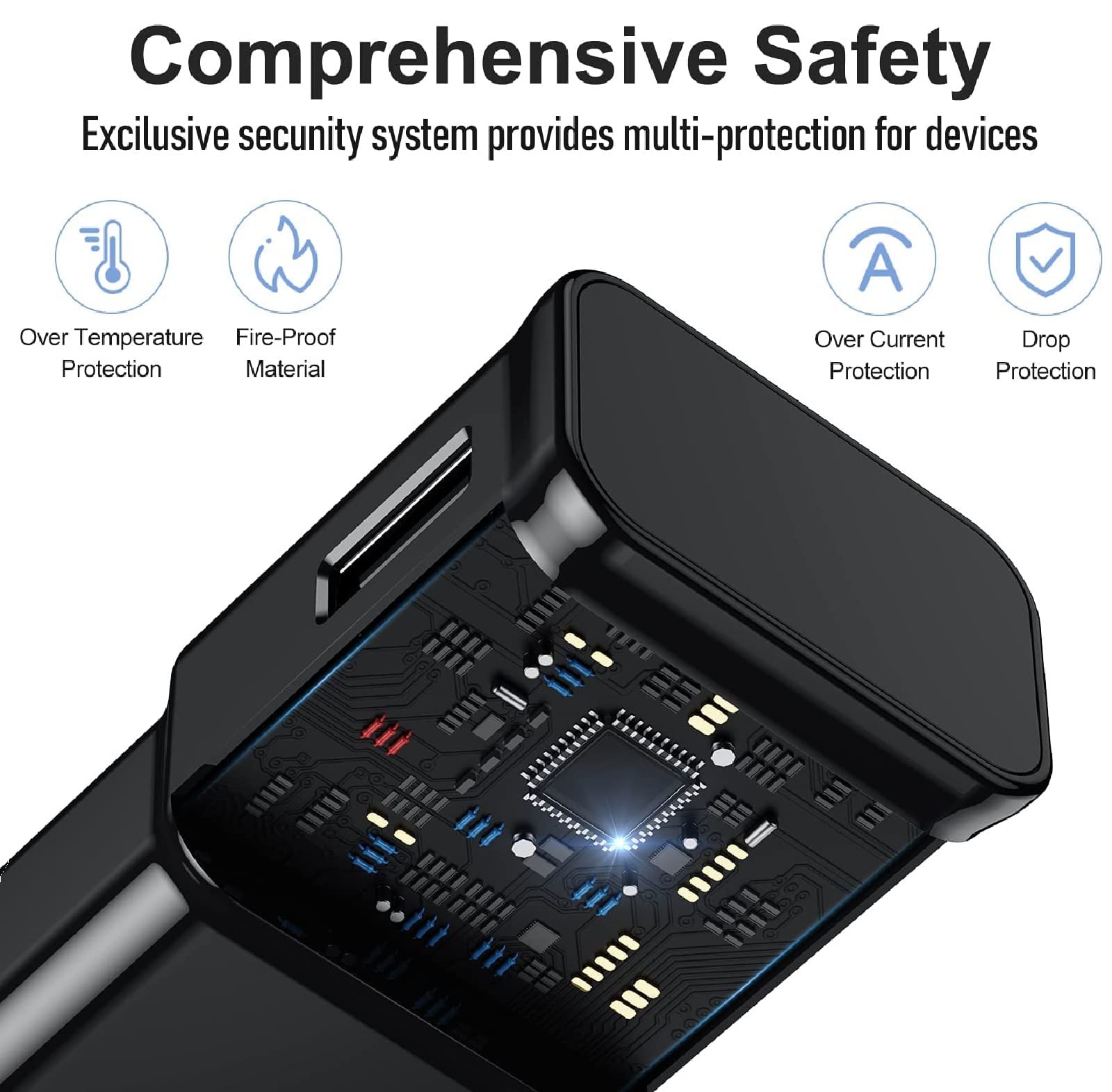 Samsung Fast Charger with USB Type C Cable 6ft for Samsung Galaxy S10/S10e/S10 Plus/S9/S9 Plus/S8/S8 Plus/Note 10/Note 9/Note 8/Note 20/A30/A31/A32/A50/A51/A52/A53/A13/A03s/S20/S20+/S21/S21+/S22 Ultra