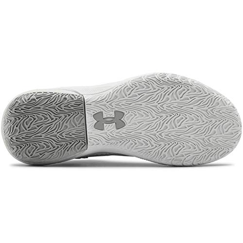 Under Armour Unisex HOVR Havoc 3 Basketball Shoe, White (102)/Halo Gray, 9 US Men