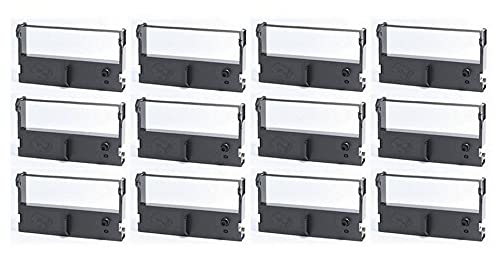 SuppliesMAX Compatible Replacement for Citizen CD-S500/CSD-S501/CD-S503 Black/Red P.O.S. Printer Ribbons (12/PK) (61060_12PK)
