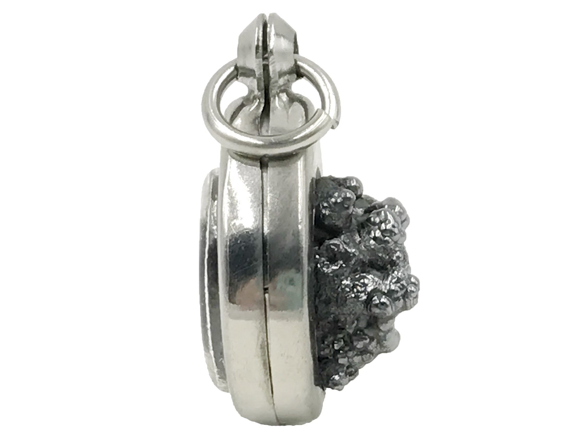 Sacred natural stone leklai lp somphon thai amulet pendant for success rich with amulet necklace