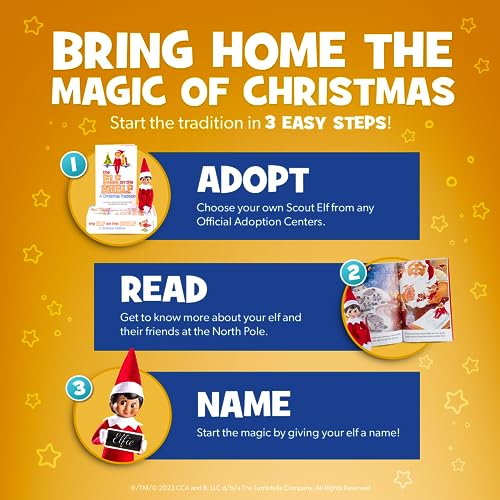 The Elf on the Shelf: A Christmas Tradition - Girl Scout Elf with Blue Eyes - includes Artfully Illustrated Storybook, Keepsake Box and Official Adoption Certificate