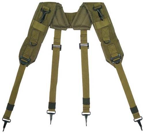 Rothco G.I. Style H Type O.D. LC-1 Suspenders