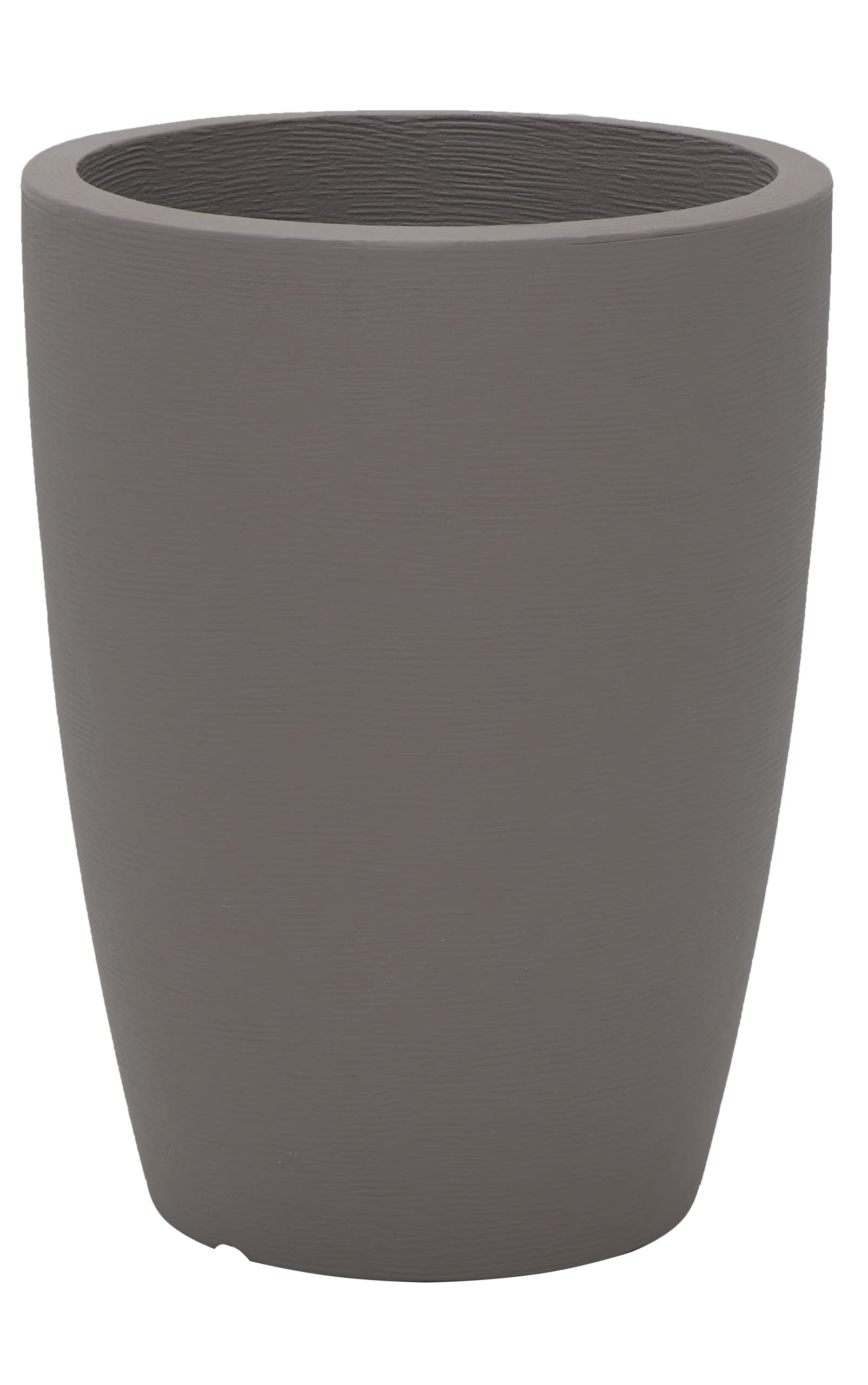 Thai Plant Pot Plastic Taupe Diameter 50 x Height 67 cm Weatherproof Volume 84 litres