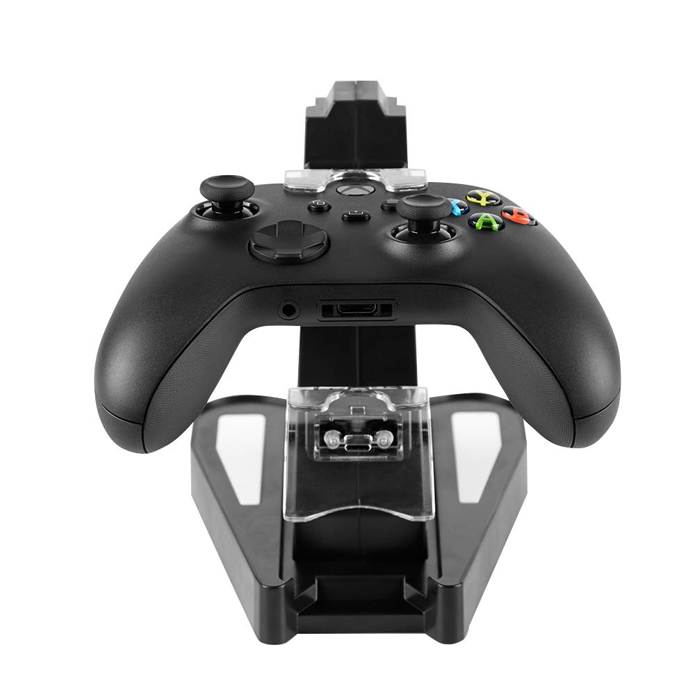 Xbox Series X/S Controller Charger Dual Charging Station, High Speed Docking Charger Stand for Xbox Series X/S Controllers (5 x 6.7 x 2.5INCH, White)