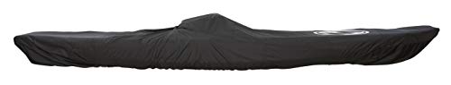 Wilderness Systems Kayak Cover | Universal Fit for Sit On Top Kayaks 11-12 Feet | 600 Denier for Indoor/Outdoor Storage | Medium, Black (8070232)