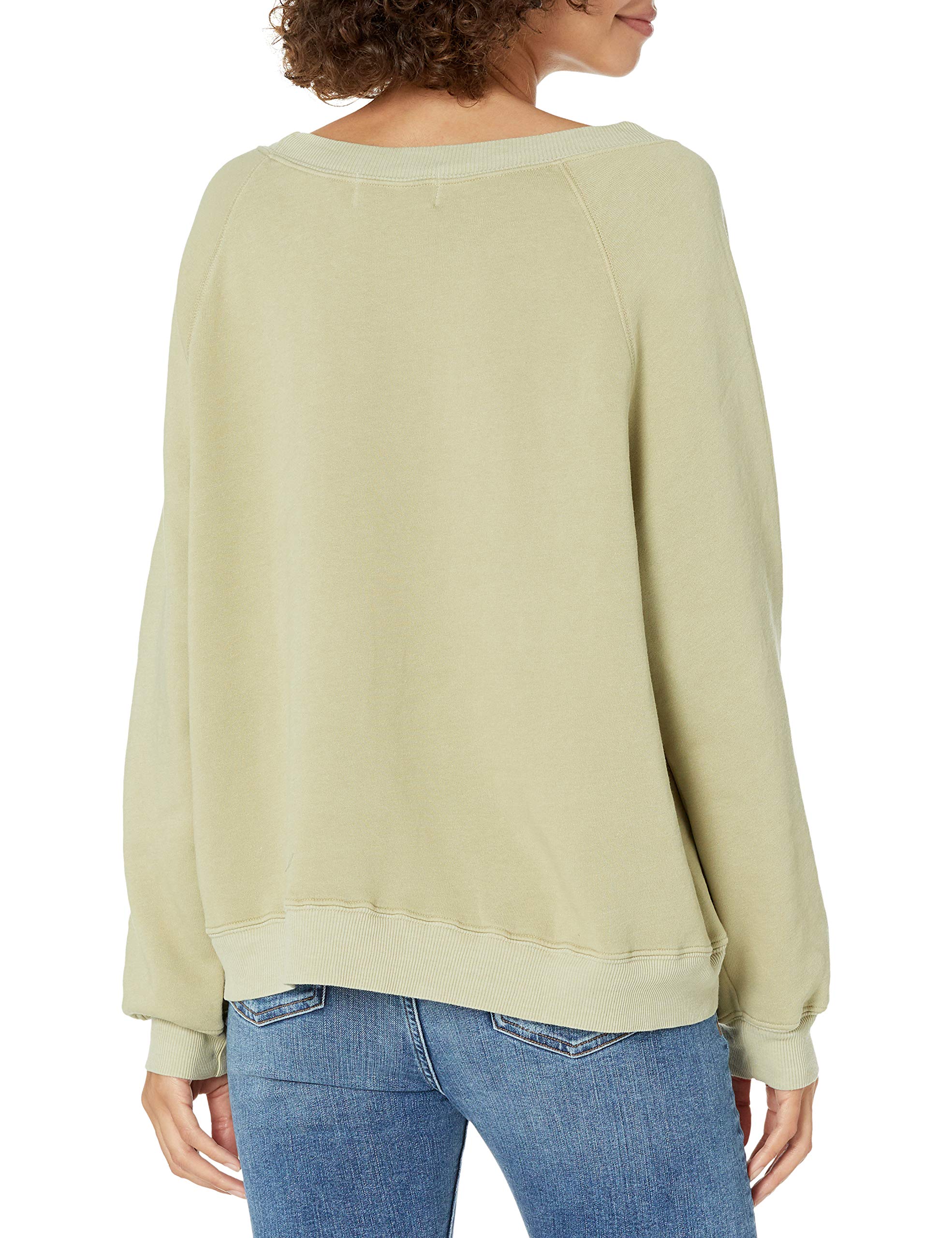 Wildfox Women's Sommers Pullover Sweatshirt, Basil, Large