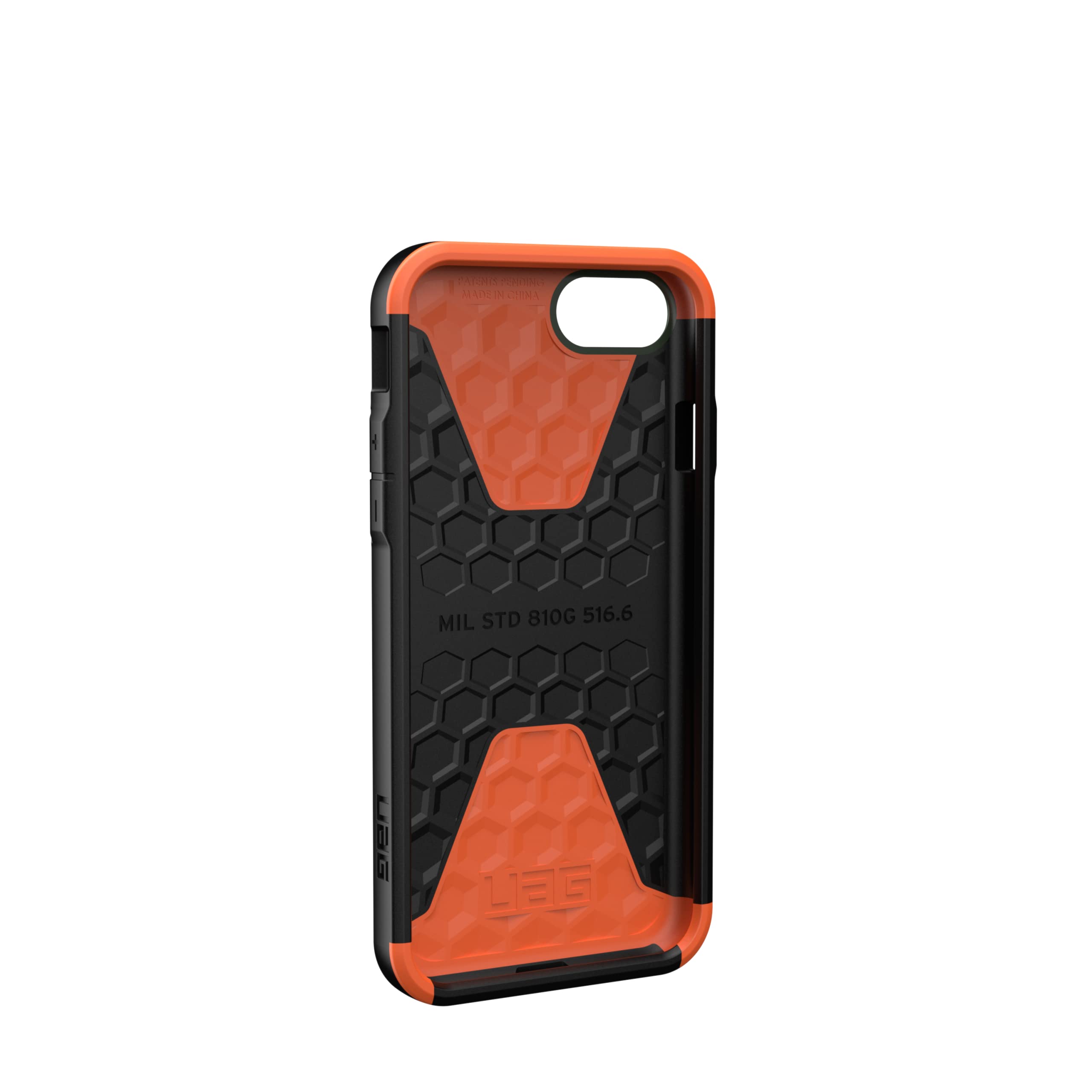 URBAN ARMOR GEAR UAG Designed for iPhone SE (2022) Case [4.7-inch Screen] Sleek Ultra-Thin Shock-Absorbent Civilian Protective Cover, Olive