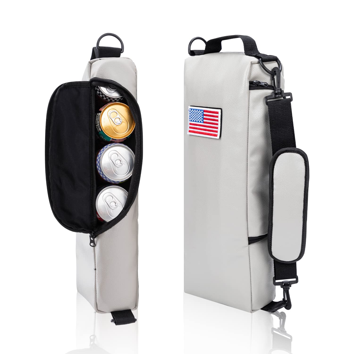 VISEMAN Golf Cooler Bag, Insulated Beer Cooler Bag Holds 6 Pack of Cans or Two Bottles of Wine, Golf Accessories Bags