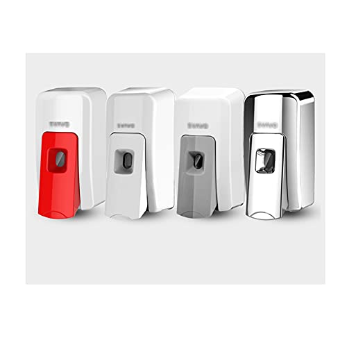 Soap Dispenser Foam Manual Wall Mounted Soap Dispenser Shampoo Dishwashing Soap Dispenser Bathroom Kitchen Single Head White 600ml / 21.1oz Bathroom Soap Dispenser (Color : Gris, Size : 1)