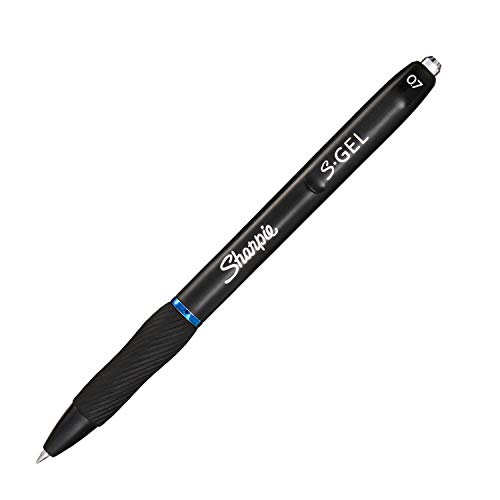 Sharpie S-Gel | Gel Pens | Medium Point (0.7mm) | Blue Ink | 12 Count