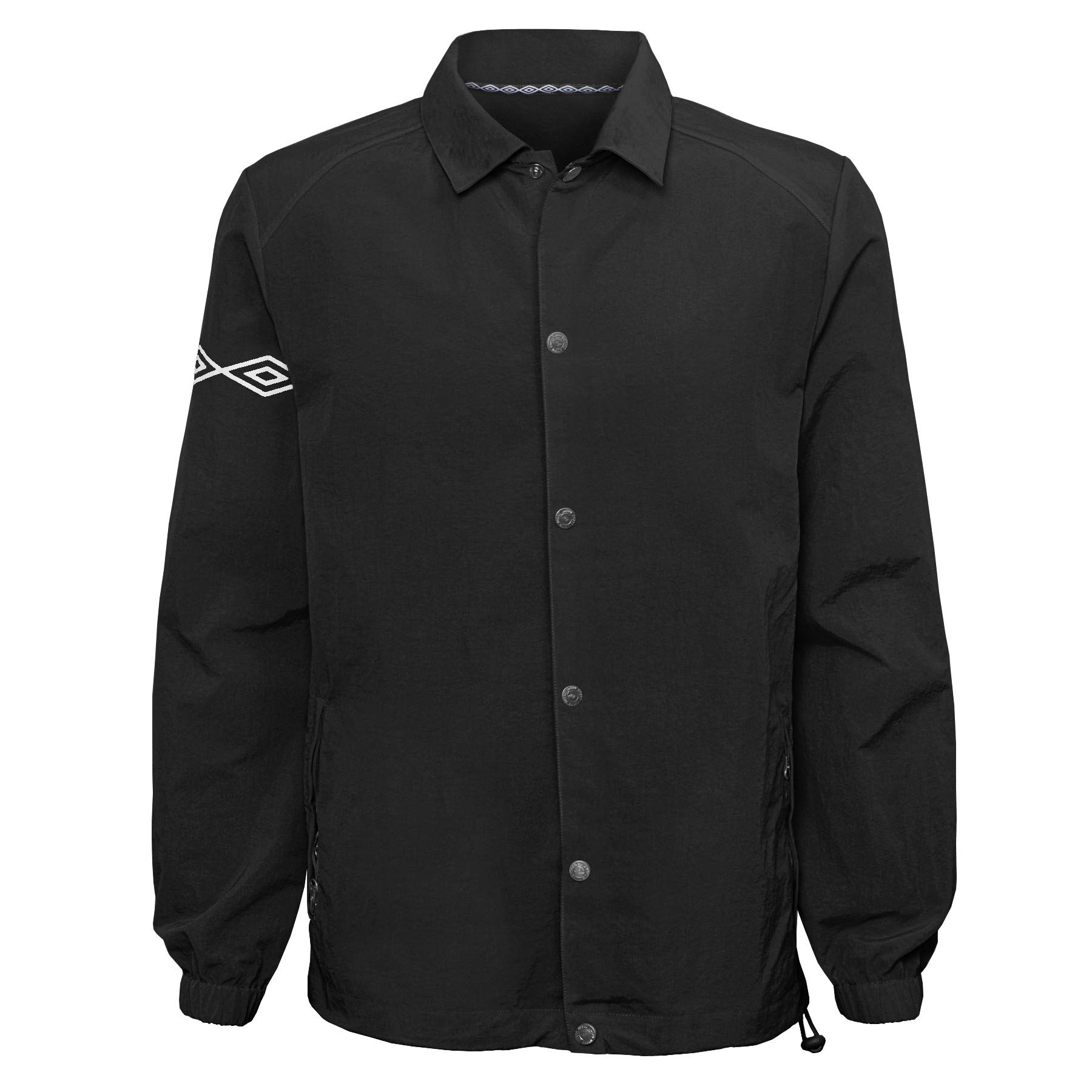 Umbro Packable Coaches Jacket, Black Beauty, XS