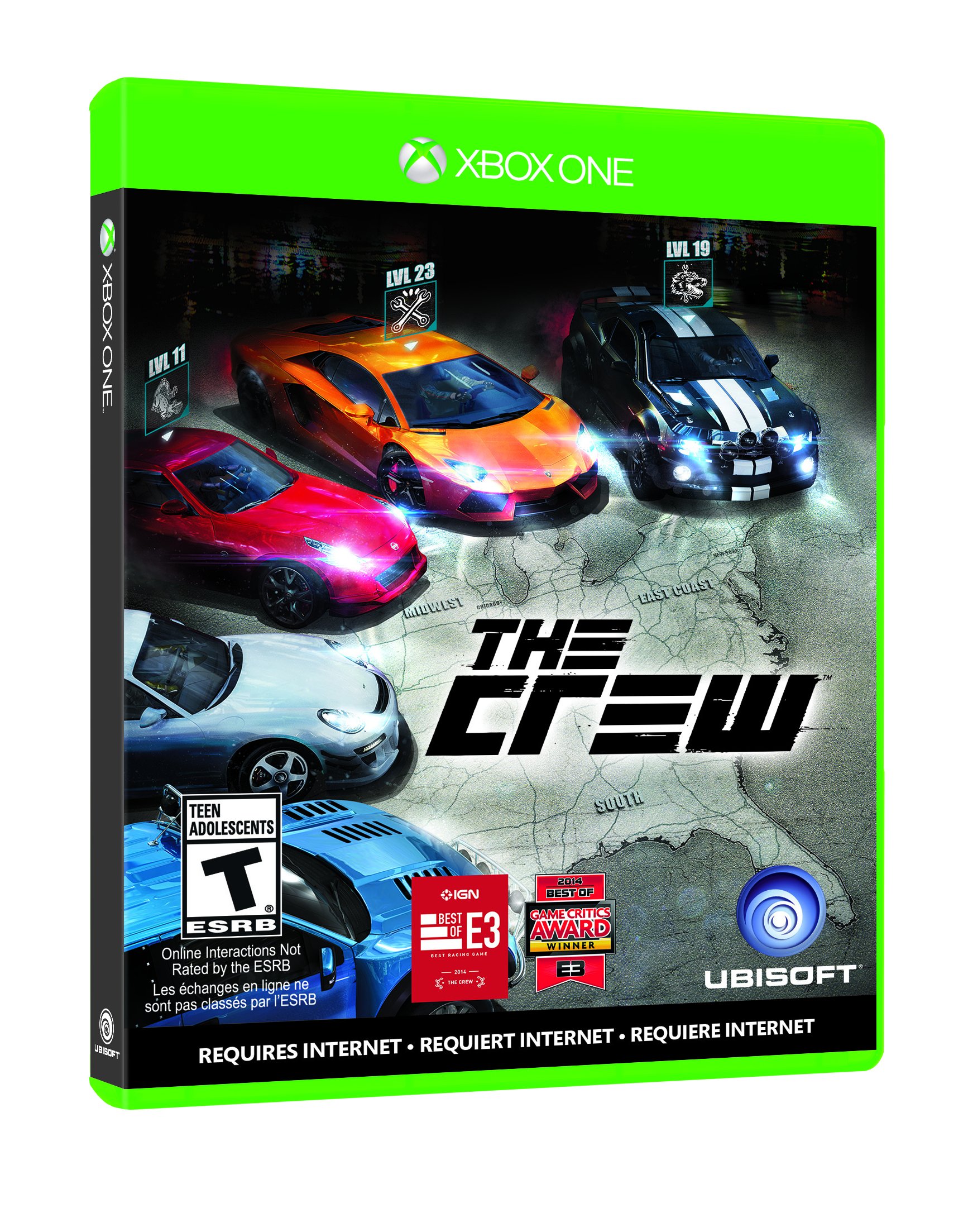 Thrustmaster VG Ferrari 458 Spider Racing Wheel and The Crew Xbox One Bundle