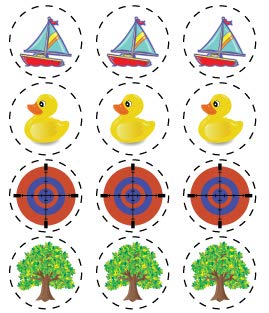 Urinal Fly Toilet Stickers, 12 Pack, Potty Targets-Duck,Boat,Tree,Target, 80% Cleaner Bathrooms in Minutes!