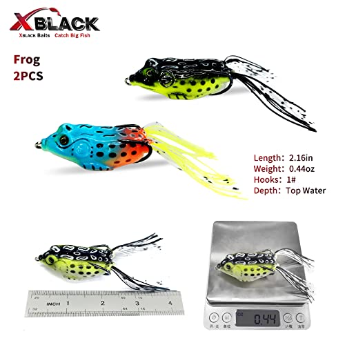 XBLACK Hard Fishing Lures Set 20PCS Minnow Popper Jointed Frog Cicada Cricket Baits for Beginner Starter, XBLACK Baits, Catch Big Fish!