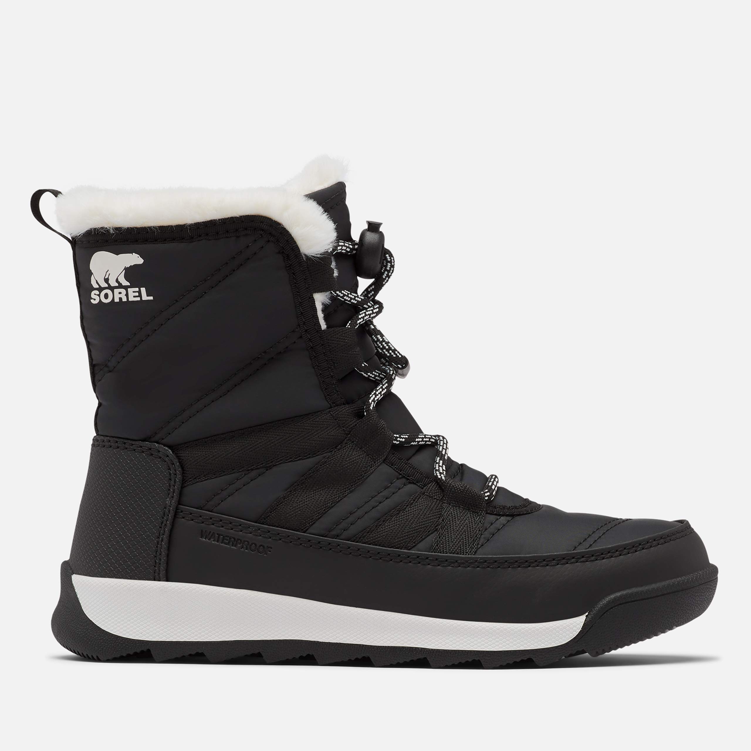 Sorel Unisex Faux Fur Lining Snow Boot, Black, 7 US Men
