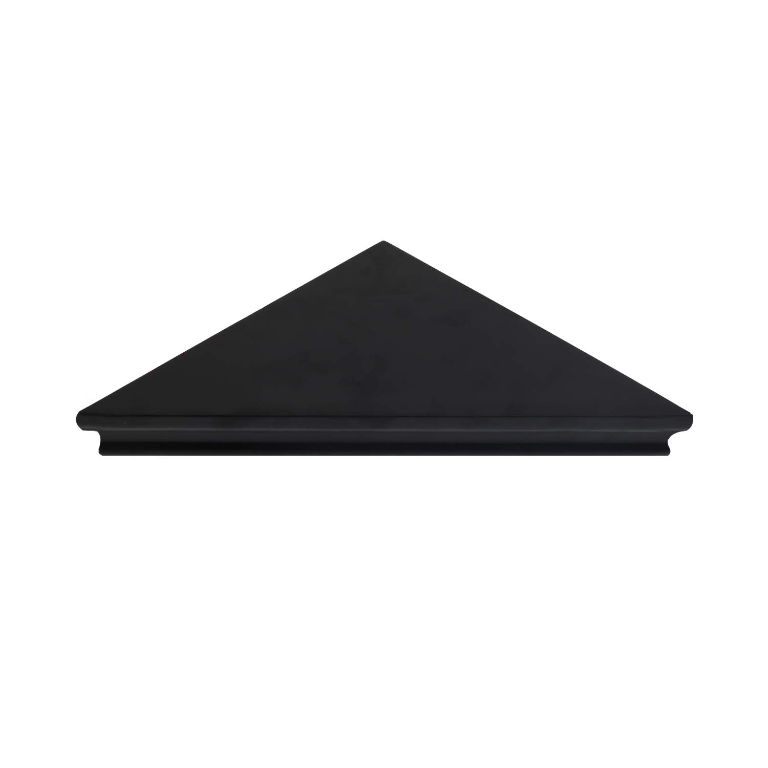 UMICAL Floating Shelves Black Corner Floating Shelf Wall Mounted Floating Corner Shelf Wood Organizer Displays for Home Decor, Set of 2