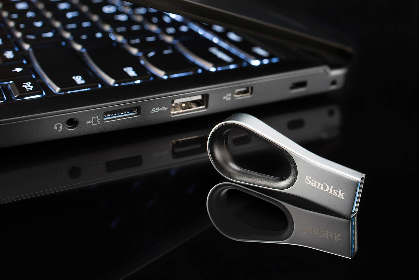 SanDisk 128GB Ultra Loop USB 3.0 Flash Drive - SDCZ93-128G-G46
