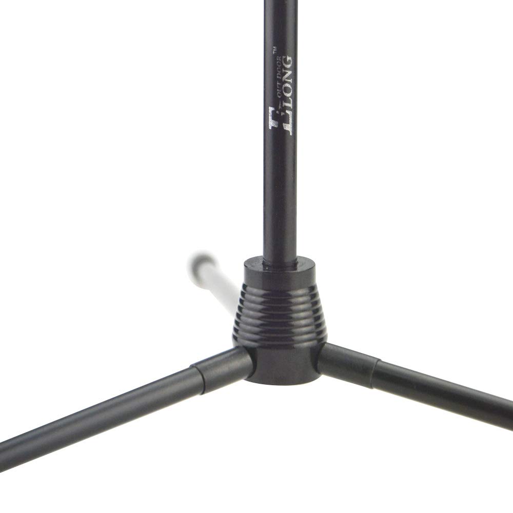 SHARROW Archery Recurve Bow Stand Holder Portable Foldable Bowstand (Black)