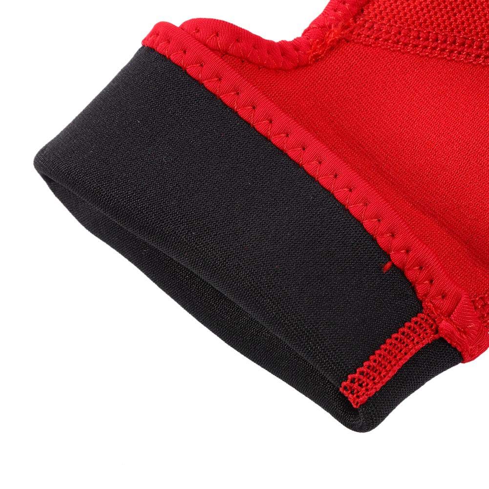 Wchiuoe Ankle Support Brace, Breathable Ankle Band Wrap, Ankle Braces for men/women with Adjustable Wrap,Sprain Injury Recovery Sports Ankle Joint Support Strap (Red 1 Pair)(M)