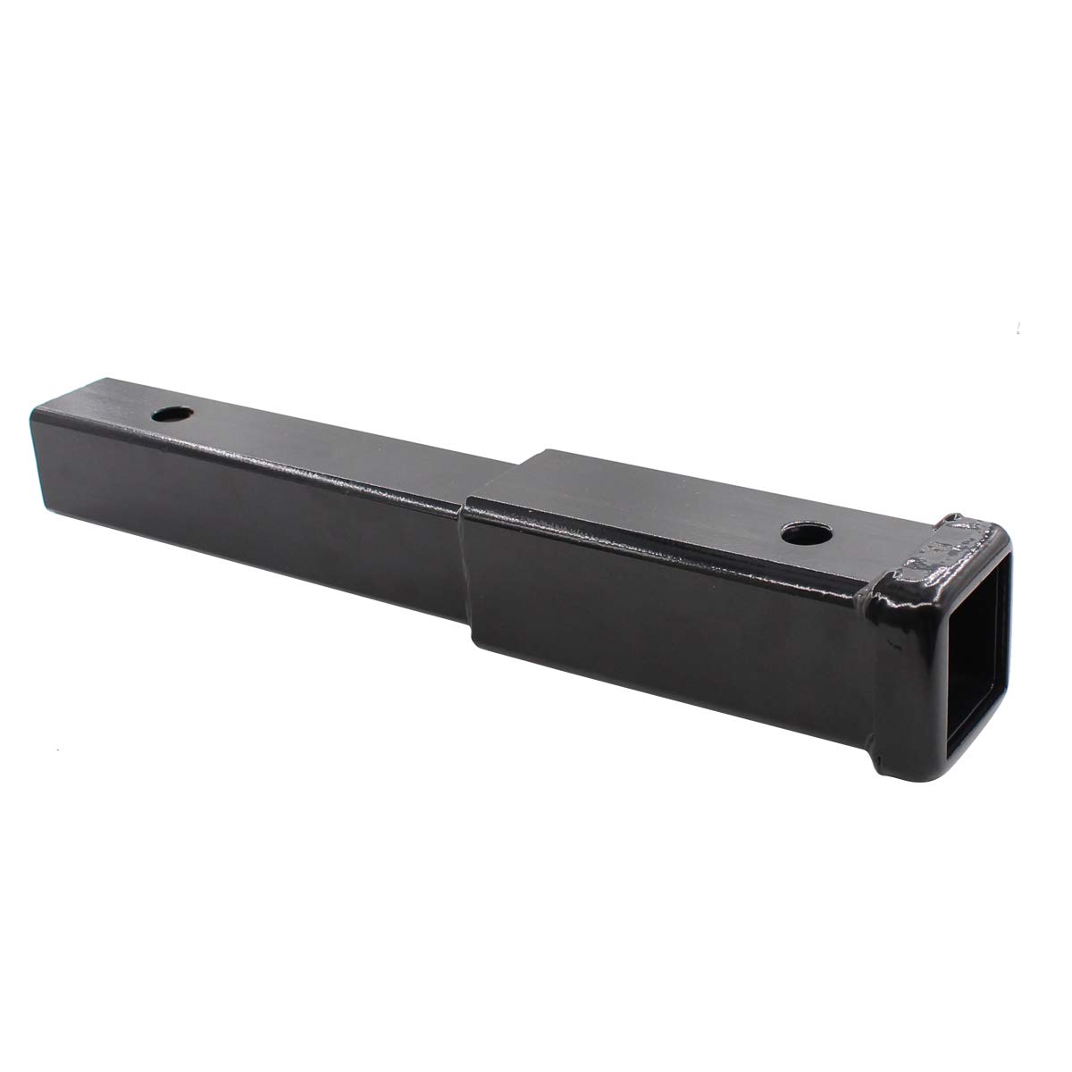 XtremeAmazing 12 Inch Trailer Hitch Extension 2 Inch Receiver Tube Extender 5/8 Inch Pin Hole 4000 LBS Tow Capacity