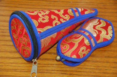 Tibetan Silk Bell and Dorje Cover