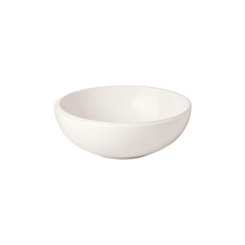 Villeroy & Boch NewMoon Round S, Stylish Bowl for Soups and Crisp Salads, Premium Porcelain, White, Dishwasher Safe