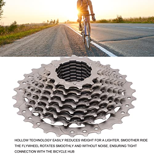 WESE 10 Speed Cassette, Anti Rust Steady Rotation 11β30T Road Bike Cassette Lightweight for Folding