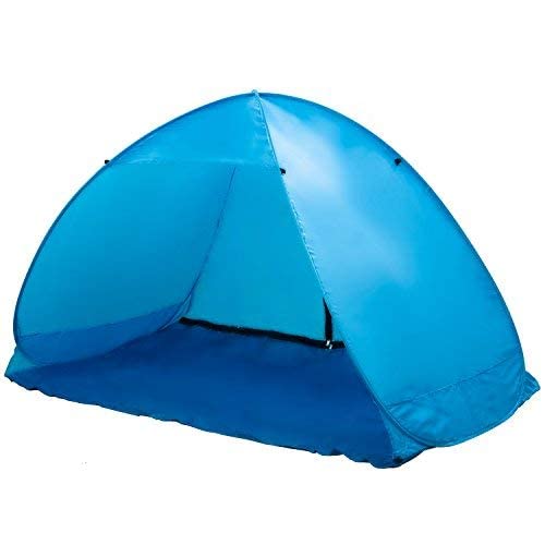 Thermalab Anti UV Beach Tent with Carry Bag, Blue